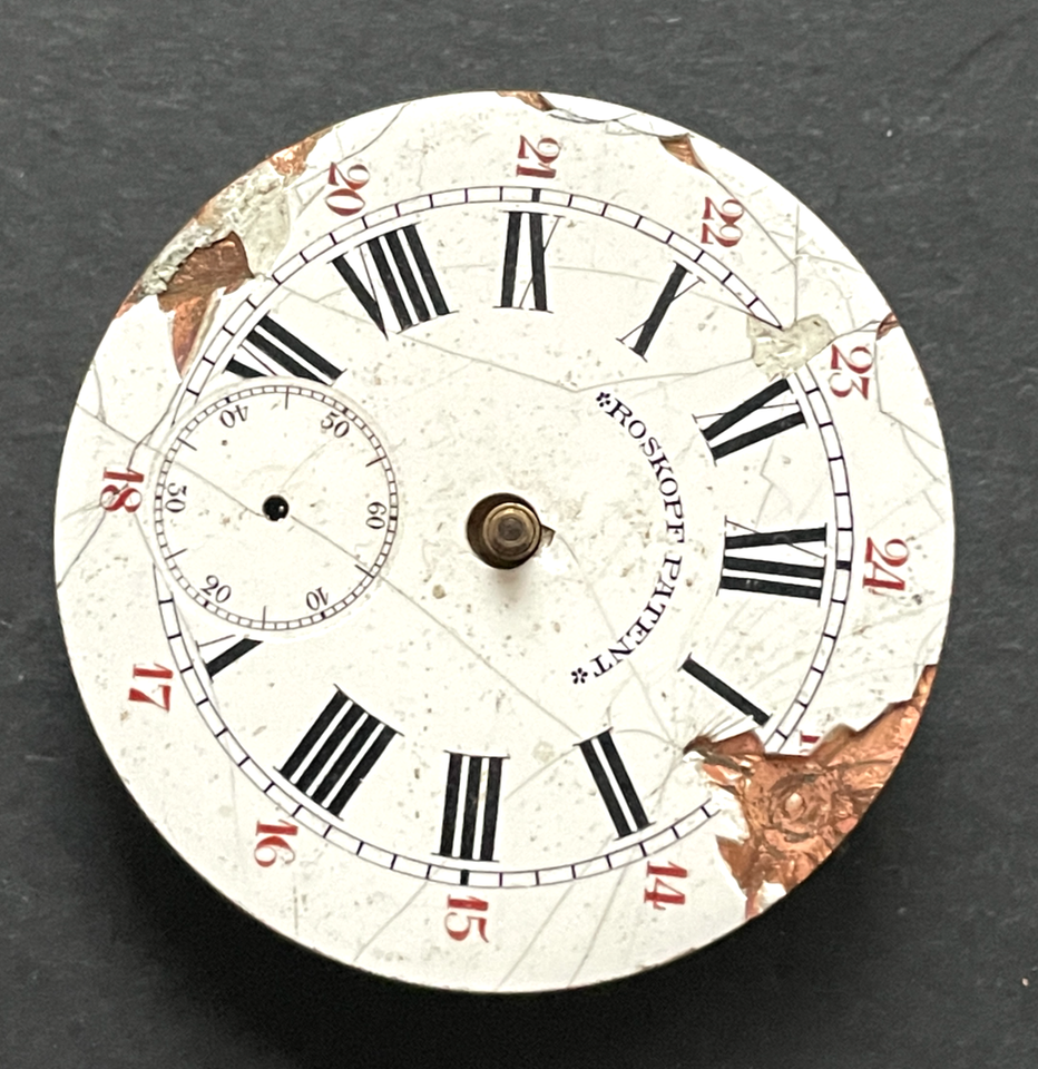 Vintage Roskopf Patent Pocket Watch Movement Parts 44.5mm | eBay