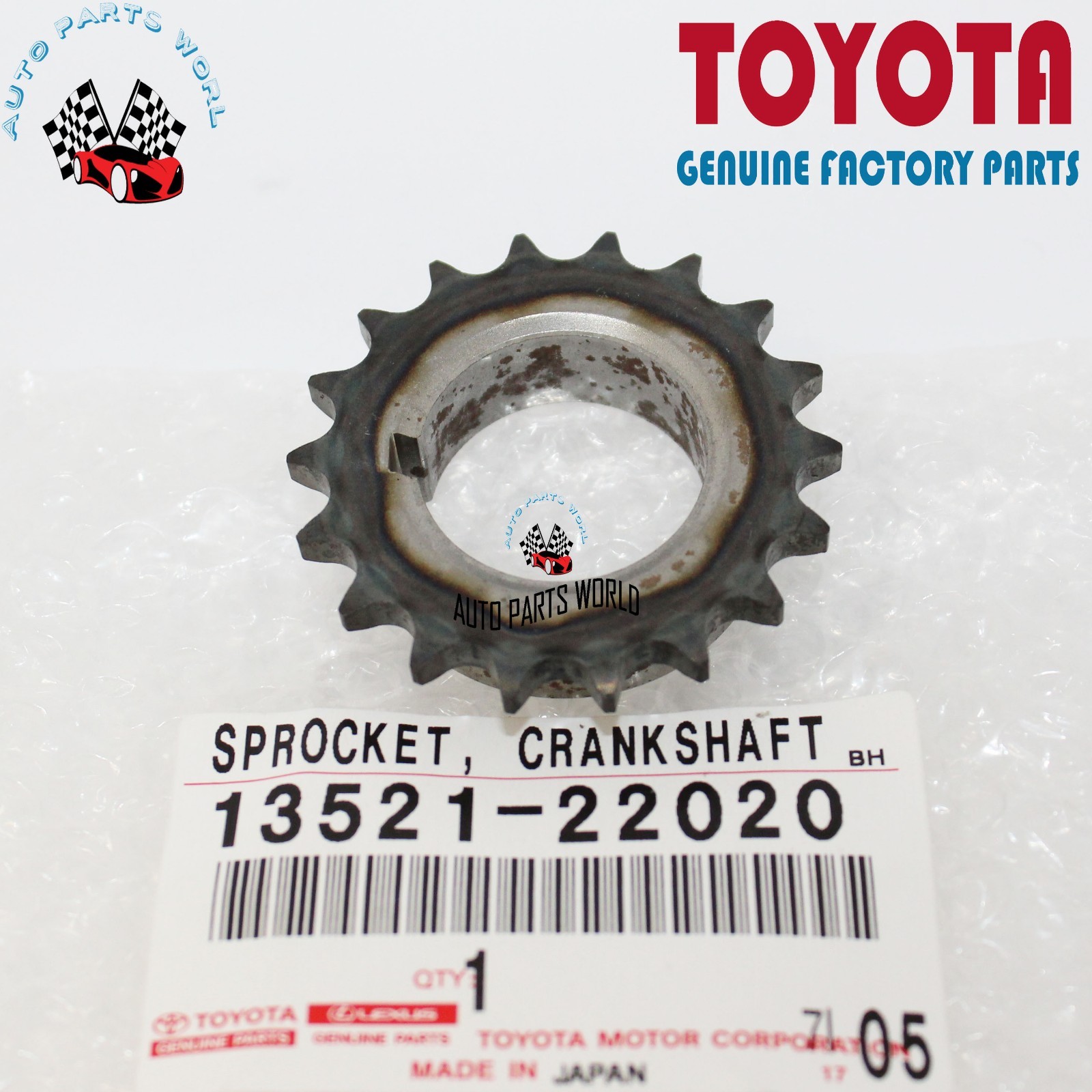 GENUINE OEM TOYOTA COROLLA CELICA MATRIX 1.8L CRANKSHAFT TIMING GEAR ...