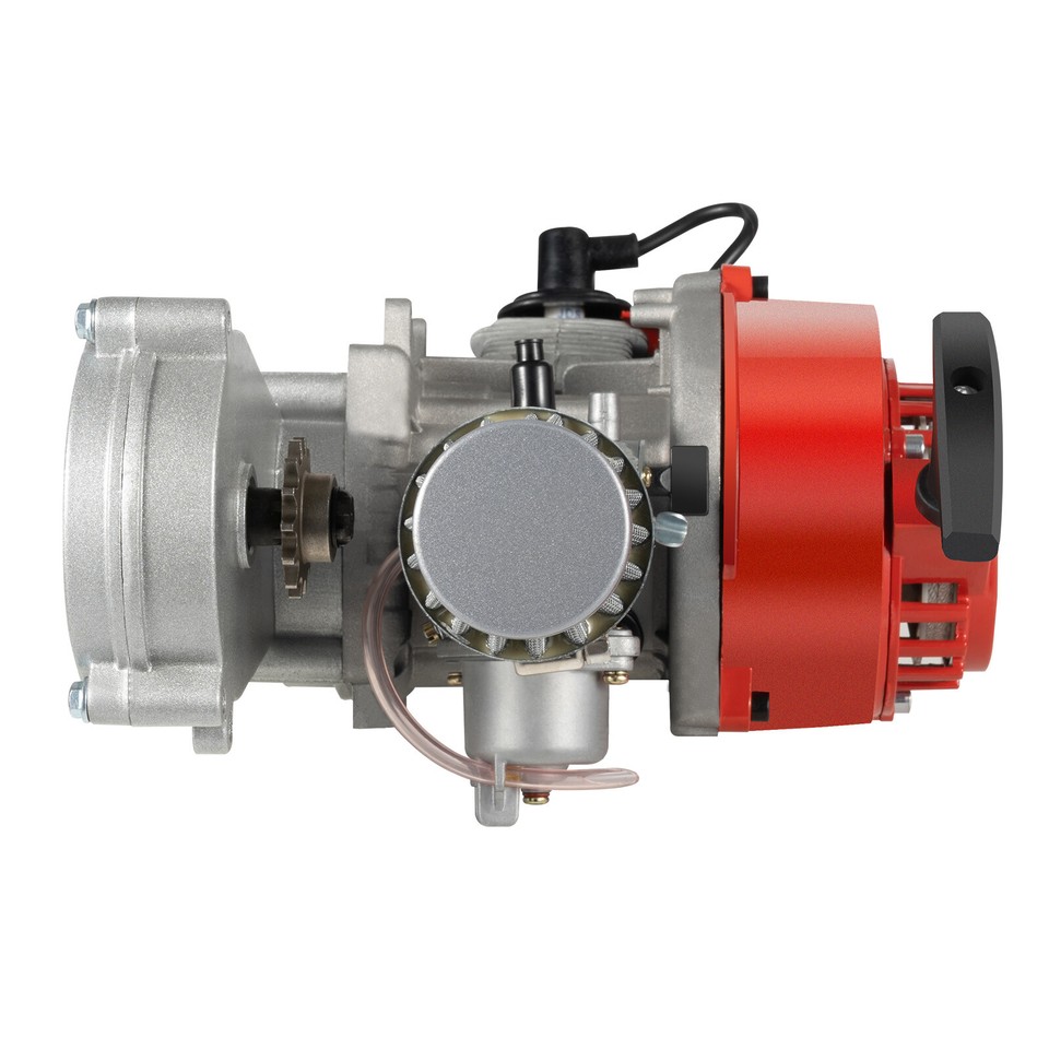 49CC 2 Stroke Engine Motor Pull Start for Pocket Bike Mini Dirt Bike ...