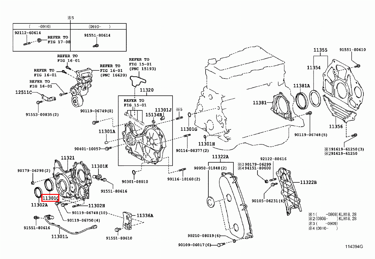 Genuine Prado KDJ95 1KD Timing Cover Injector Fuel Pump Oil Seal | eBay ...