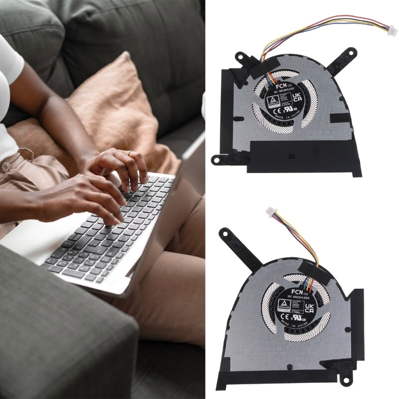 CPU Cooling Fans Wear‑resistant Laptop CPU GPU Cooling Fan Replacement ...