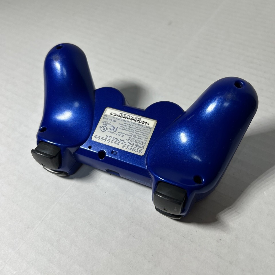 Sony PlayStation 3 PS3 Blue DualShock 3 Controller CECHZC2U | eBay