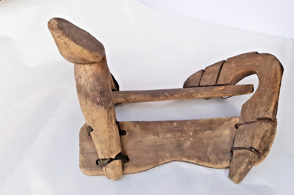 ANTIQUE WOODEN SADDLE Primitive /Pack Saddle/Western Americana/Handmade ...