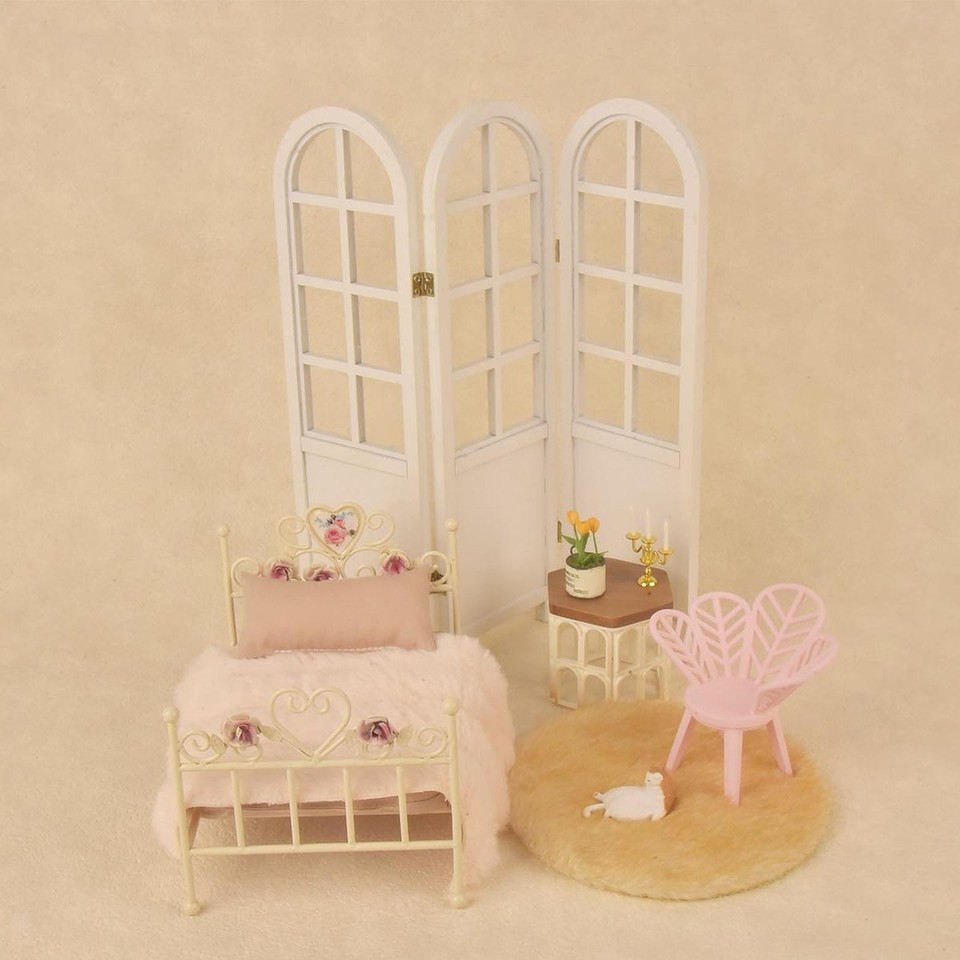 1/6 Dollhouse Wooden Screen Model for Life Scene Role Playing Window ...