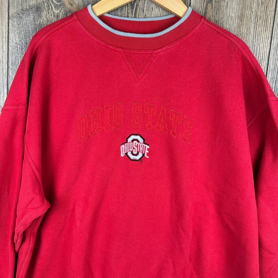 Ohio State Buckeyes Vintage 00s Red Oak Crewneck Sweatshirt XL Gray ...