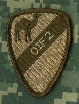 1st Cavalry Division First Team Camel OIF II Shoulder Sleeve Insignia ...