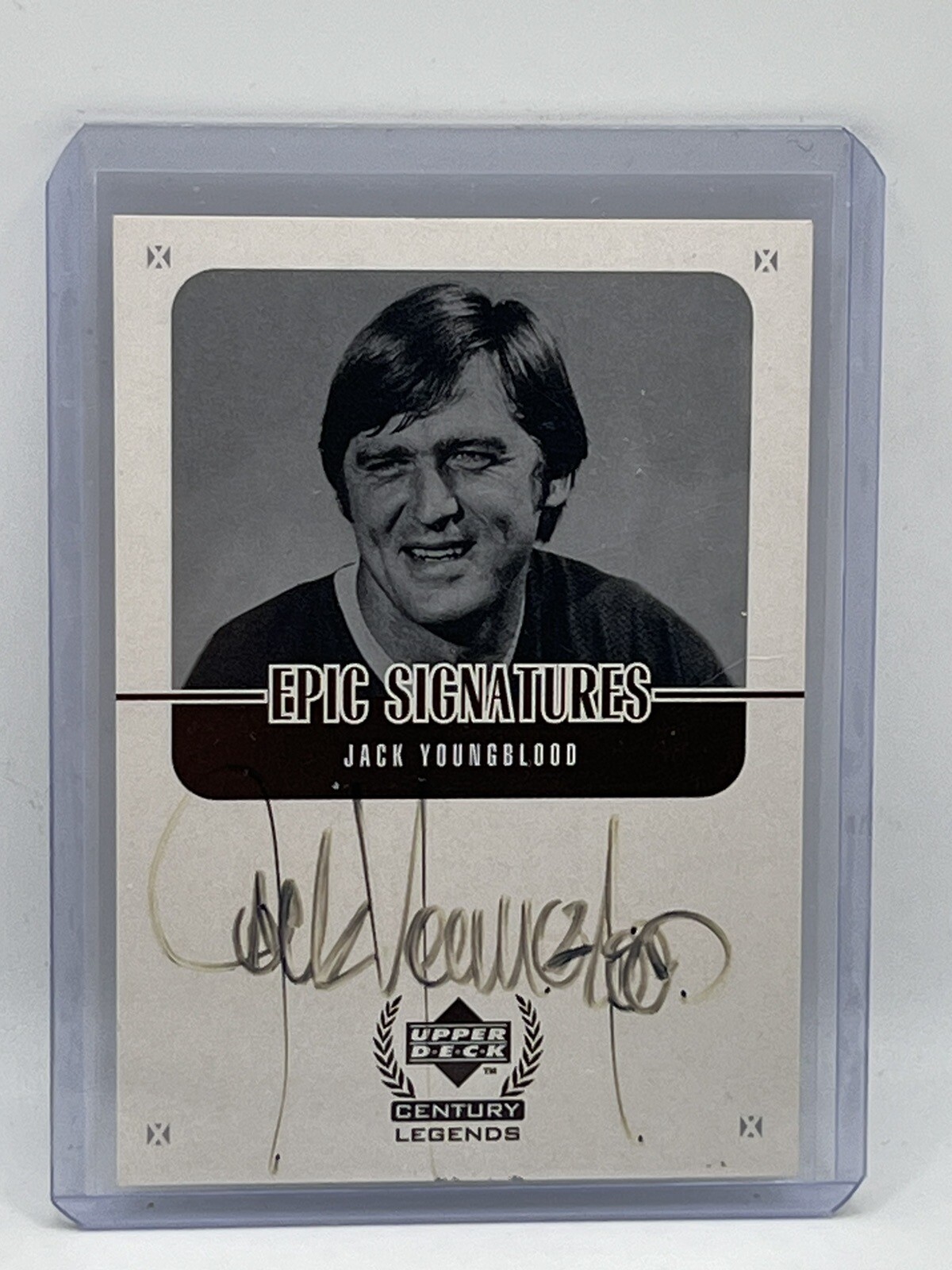 1999 Upper Deck UD Century Legends Epic Signatures Auto Jack Youngblood ...