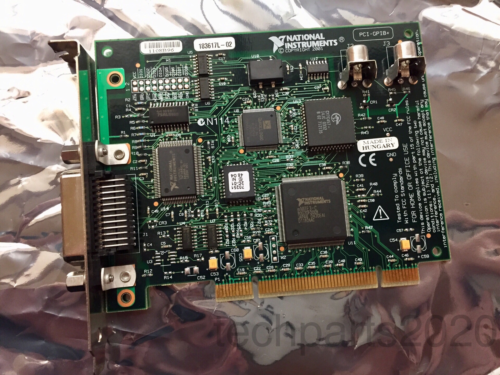 NI National Instruments PCI-GPIB+ Analyzer PCI IEEE488.2 Interface Card ...