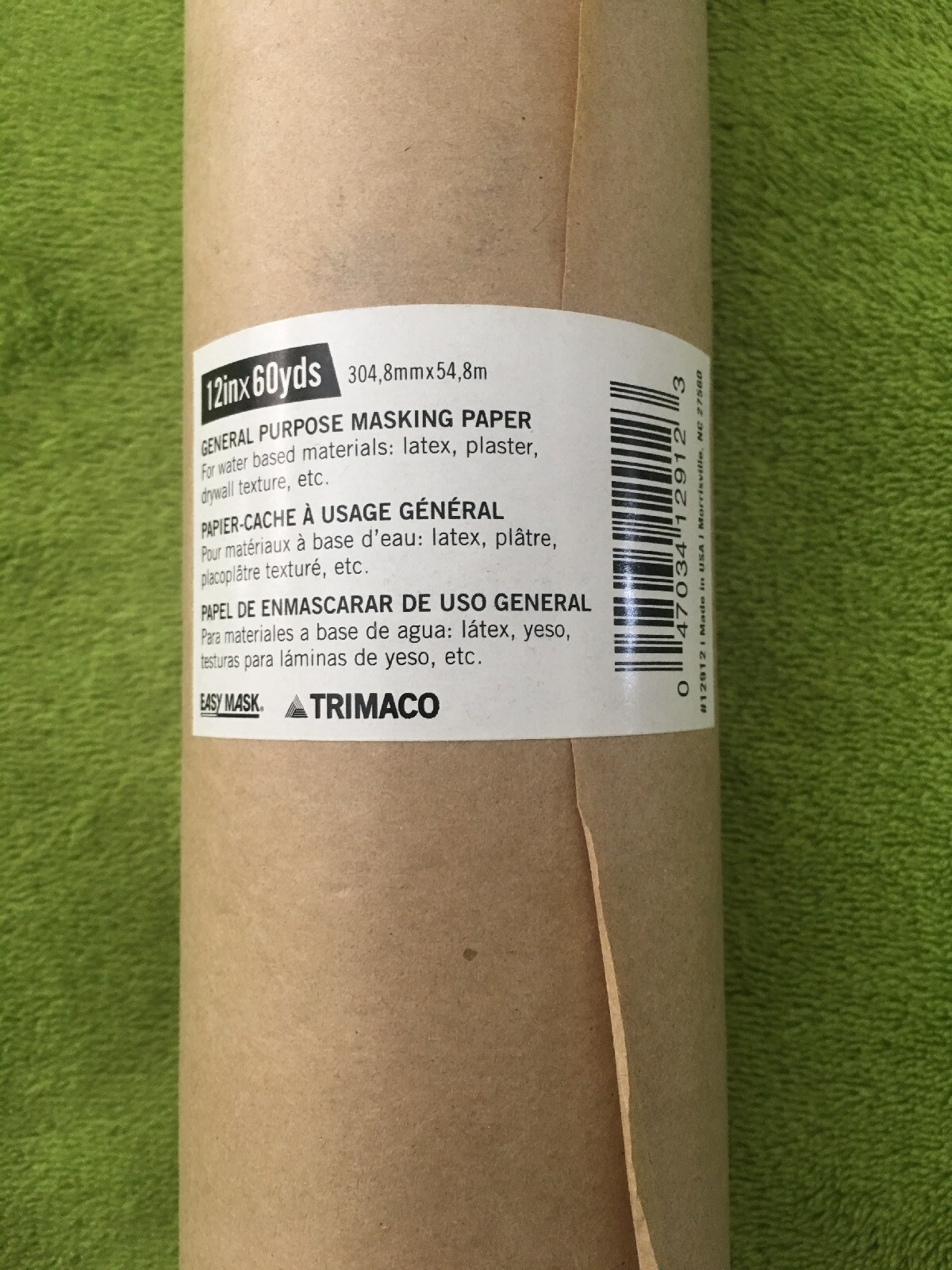 Trimaco Masking Paper 12 " X 180' Brown | eBay