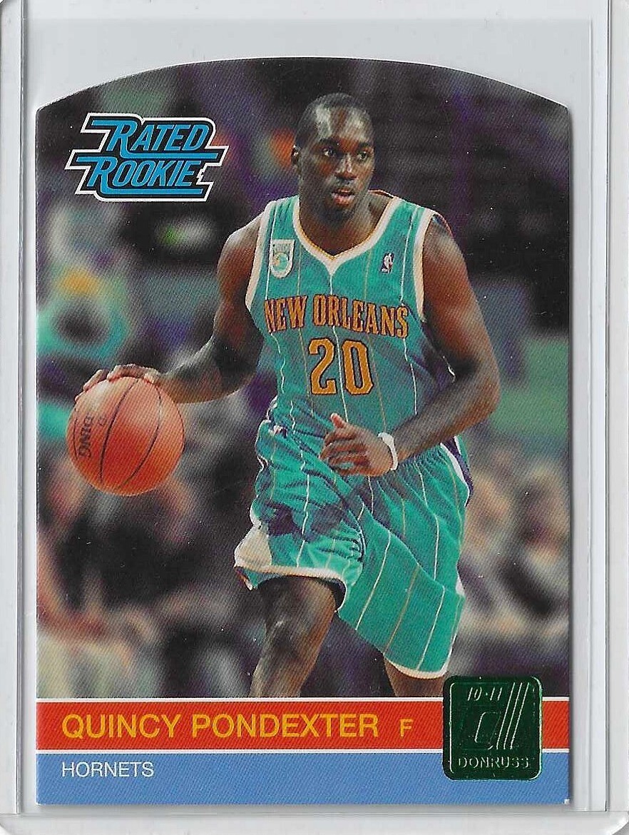 2010-11 Panini Donruss Quincy Pondexter Emerald Green Die-Cut Rookie ...