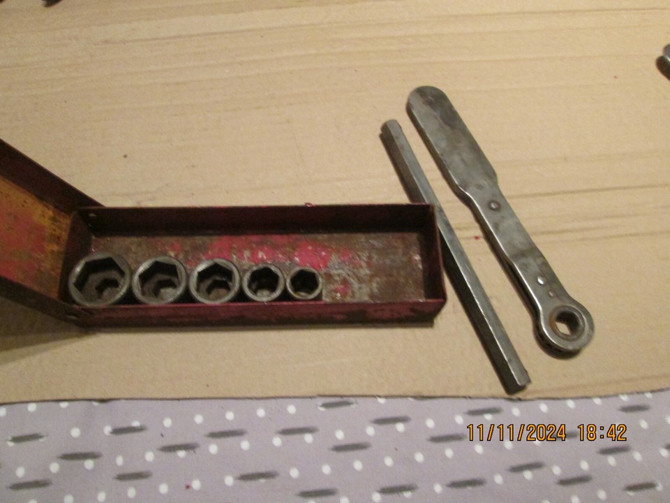 Britool Hex drive socket set AF sockets 1073 ratchet &1082 hex ...