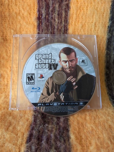 Grand Theft Auto IV (PlayStation 3 / PS3, 2008) GTA4 - Disc Only ...