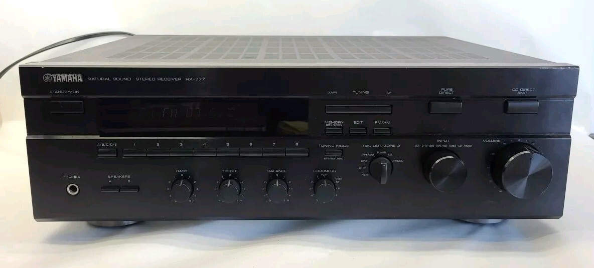 Yamaha RX-777 Stereo Receiver 100W/Channel No Remote, Tested & Working ...