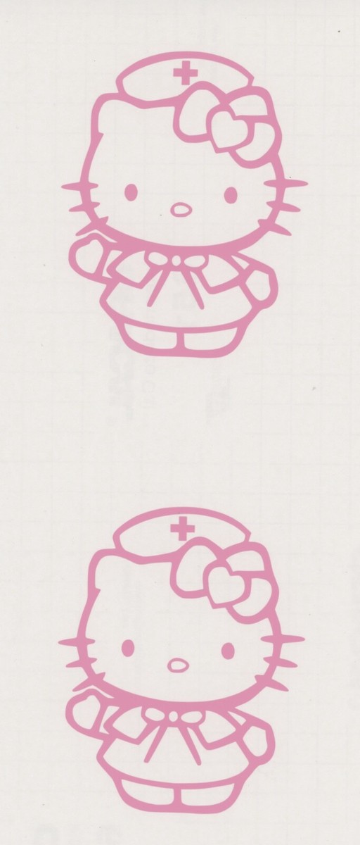 Hello Kitty Nurse Decal