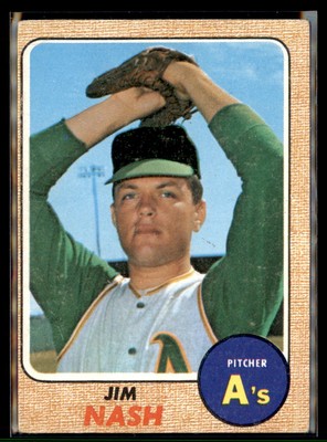 1968 Topps #324 Jim Nash (set filler) | eBay