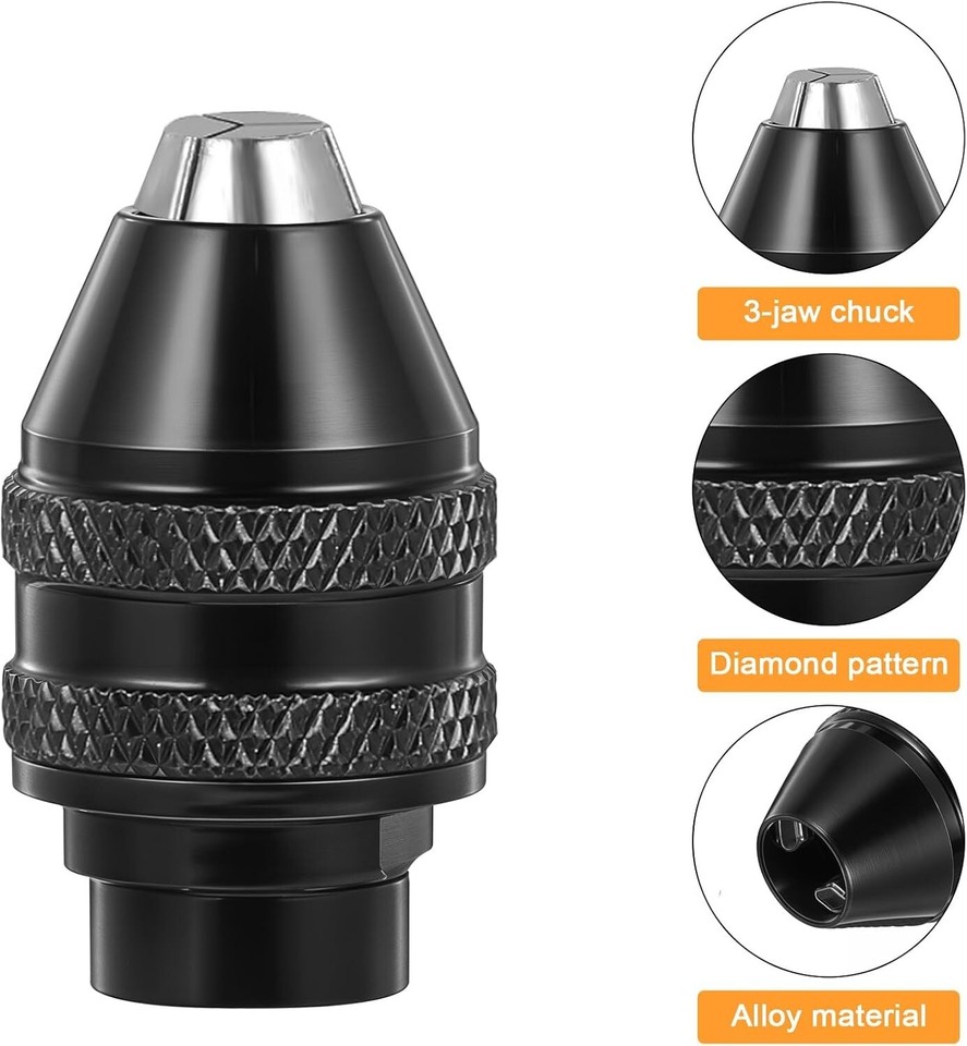2 Pcs Multi Quick Change Keyless Chuck for Dremel 4486 Rotary Tools ...