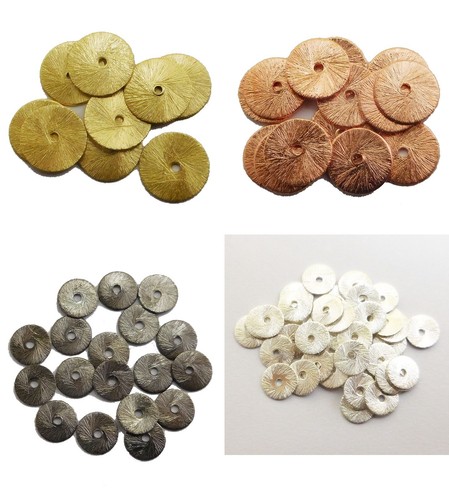 4mm To 14mm Copper Brushed Flat Disc Matte Bead Heishe Bead More Color ...