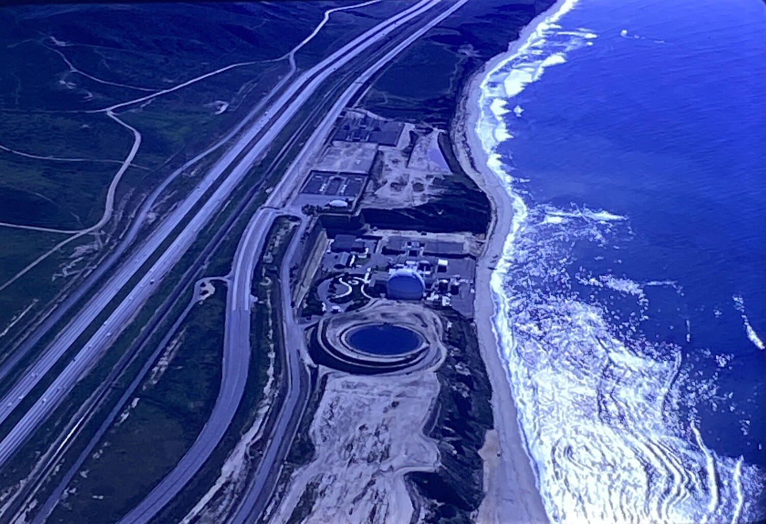 35mm Slide 1971 Aerial View of San Onofre Nuclear Power Plant Pendleton ...