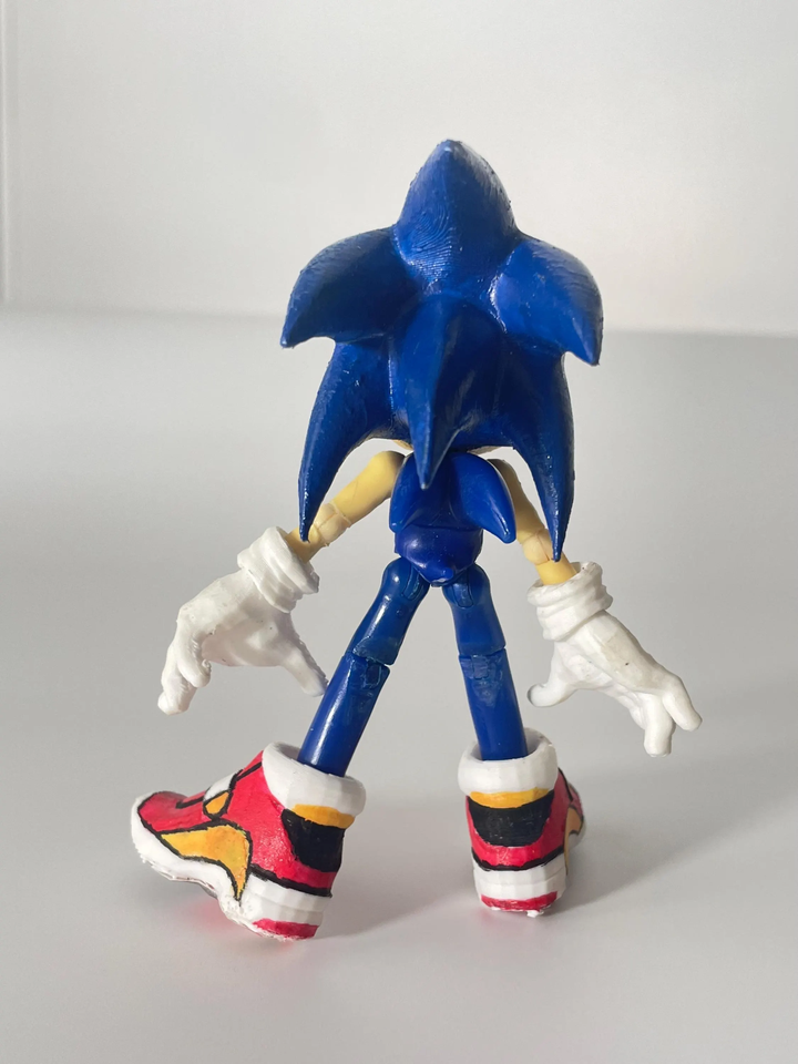Sonic The Hedgehog Custom 3D Printed Jakks Pacific Sonic Inspired ...