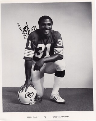 Gerry Ellis Signed Vintage Photo - Green Bay Packers | eBay