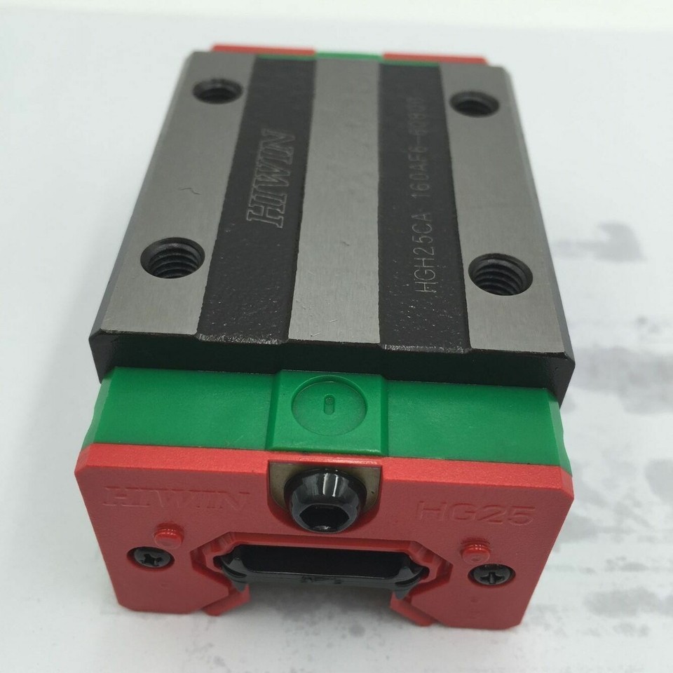 Hiwin HGH25CA Square Block / HGH25 Series / 25mm for HGR25 Linear Rail ...