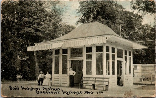 Excelsior Springs Missouri MO Salt Sulphur Springs Building c1900s ...
