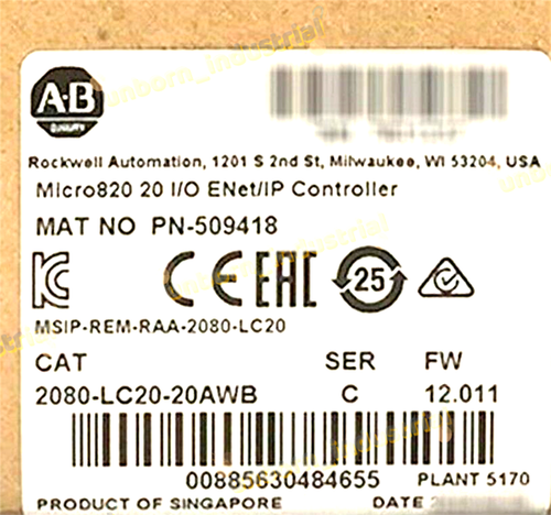 AB 2080-LC20-20AWB / C Controller 2080-LC20-20AWB New Factory Sealed | eBay