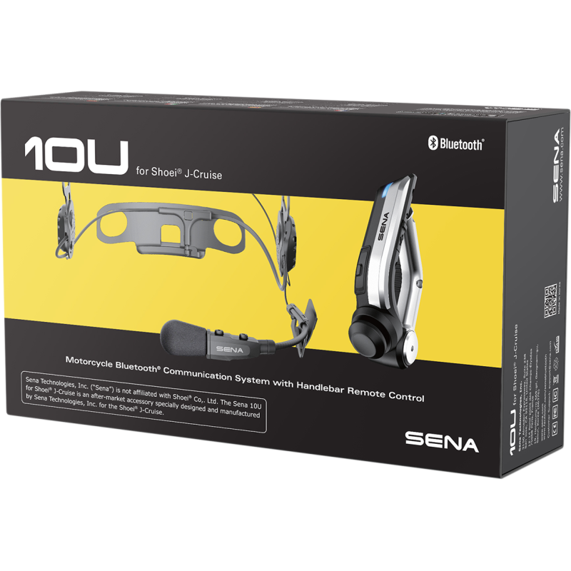 SENA 10U-SH-13 10U Bluetooth SYS w/ Remote CTRL for Shoei J-Cruise ...