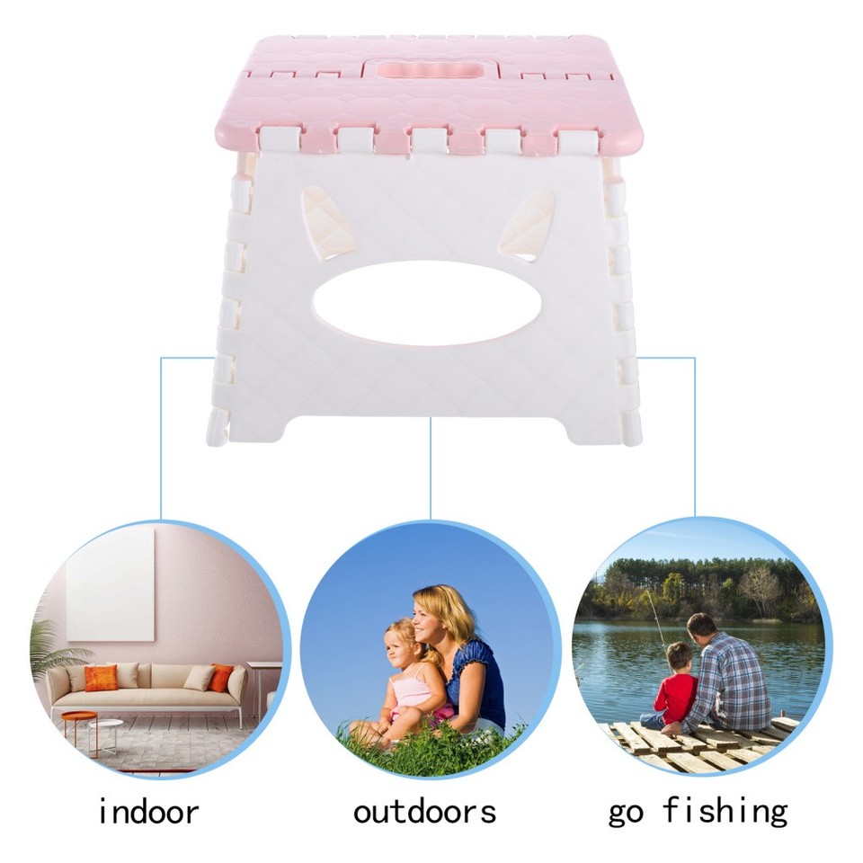 Foldable Step Stool Small Folding Chairs and Stools Mini Sitting | eBay ...