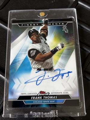 Frank Thomas 2020 Topps Finest Auto Finest Moments #MOMA-FT Chicago ...