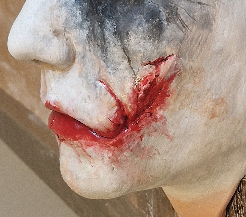 life size bust joker heath ledger life cast the dark knight | eBay