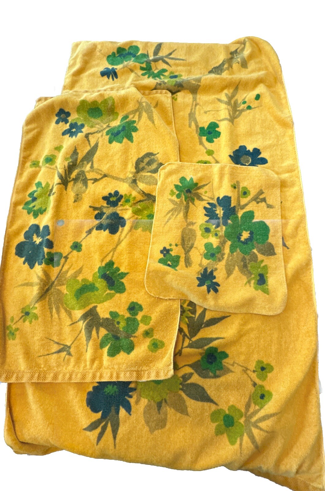 Vintage Springmaid Towels 3 Pc Lot MCM 1 Bath 1 Hand 1 Washcloth USA | eBay