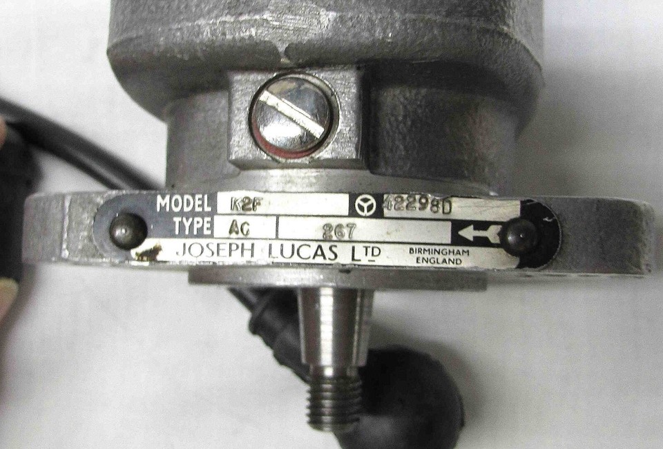 JOSEPH LUCAS LTD MAGNETO MODEL K2F TYPE AC267 USED | eBay