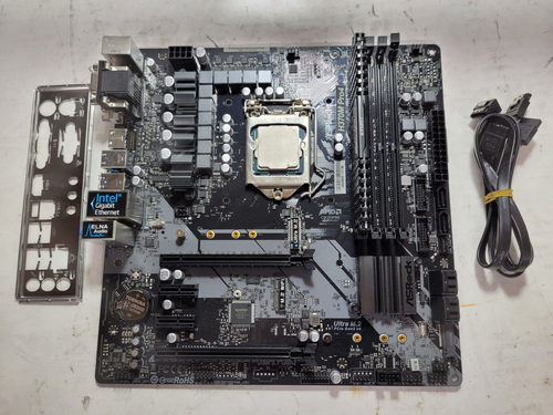 ASRock H370M Pro4 Motherboard w/i5-8500@3.00GHz, 8GB RAM, IO Shield ...