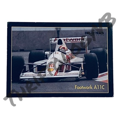 1991 ProTrac's Formula One #23 Footwork A11C Alex Caffi Racing Card | eBay