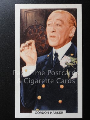 Single: GORDON HARKER No.21 'PORTRAITS OF FAMOUS STARS' Gallaher Ltd ...