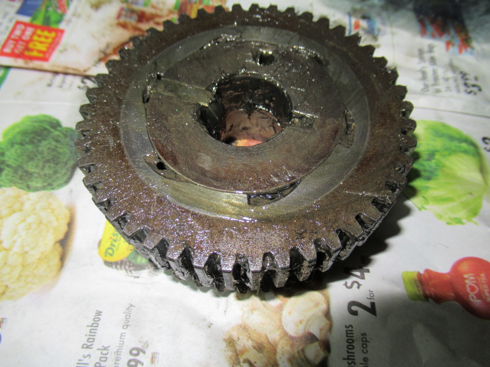 HOBART 20 12 Quart A200 A120 Mixer Gear Slow Speed 46t Bevel 00-124752 ...