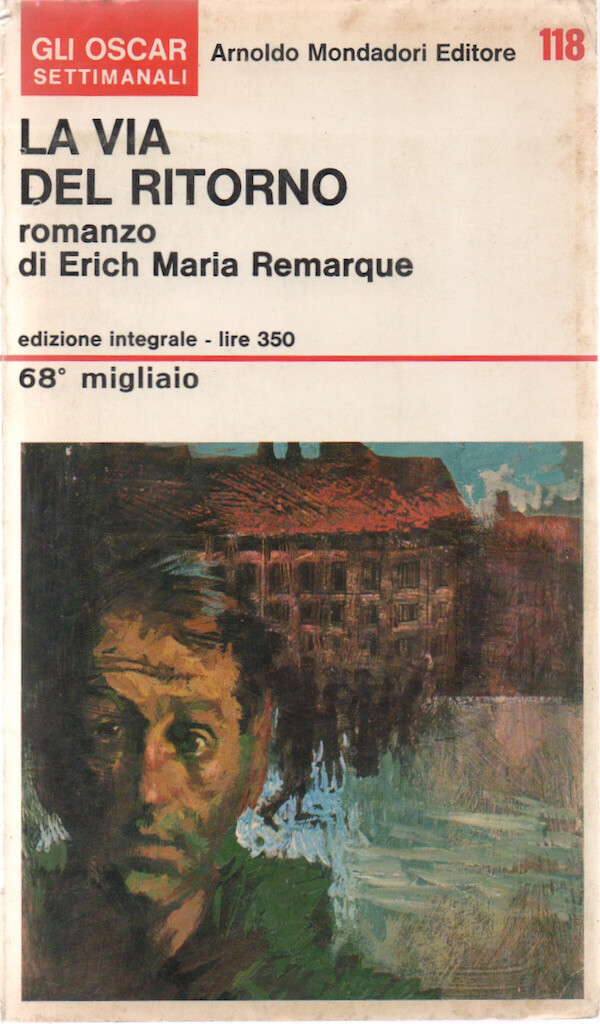 Book Erich Maria Remarque - The Way Back - A. Mondadori 1967 | eBay