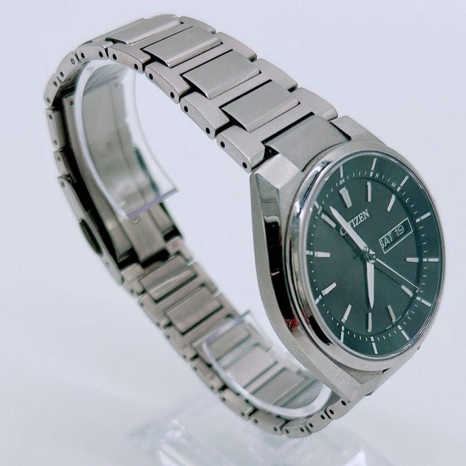 Citizen Eco-Drive Attesa H100 Titanium Solar Radio Control Men's Watch ...