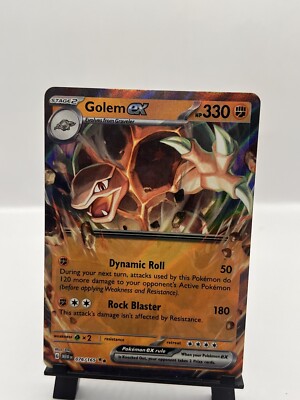 Golem EX 076/165 Double Rare Pokémon Scarlet & Violet Pokémon 151 | eBay