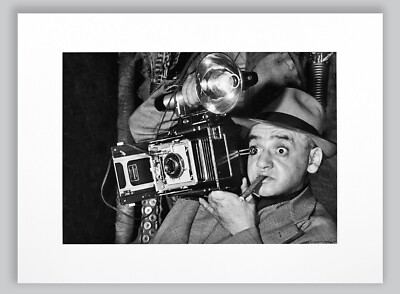 Photographer "Weegee" Black & White Photography Print Matted to 11 X 14 ...