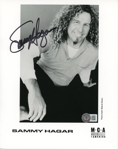 Sammy Hagar Autographed Signed 8x10 Photo Certified Authentic Beckett ...