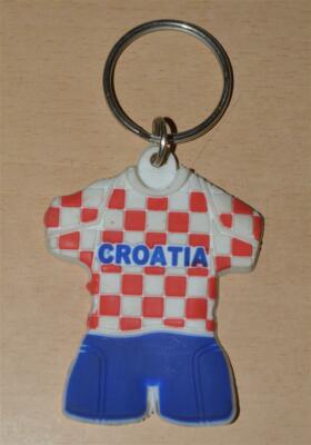 Croatia Croatian Checkered Football Jersey rubber keychain keyring | eBay