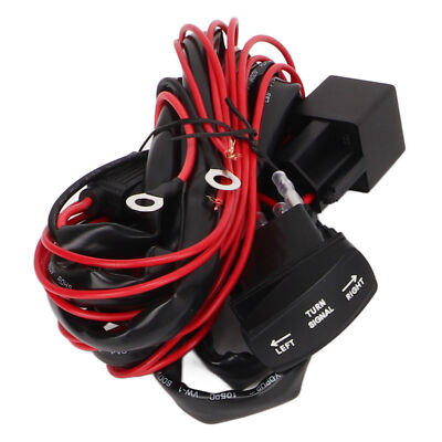 (Horizontal Turn Switch)UTV Turn Signal Rocker Switch Perfect Fit ATV ...