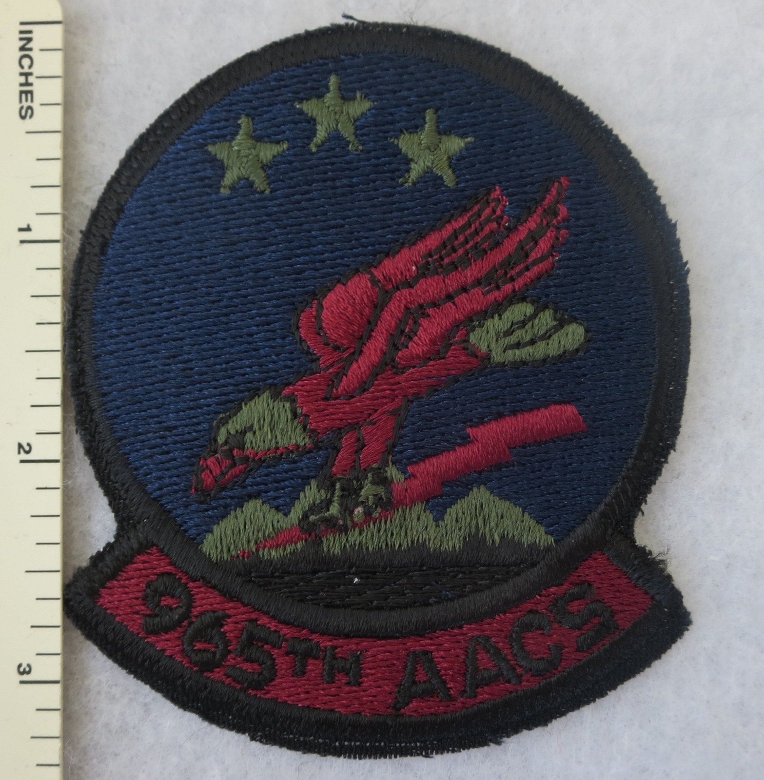 965th AACS SQUADRON US AIR FORCE PATCH Subdued USAF Vintage ORIGINAL | eBay