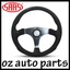 SAAS OCTANE SPORTS STEERING WHEEL 350MM 14IN POLY WITH TITANIUM SPOKES ...