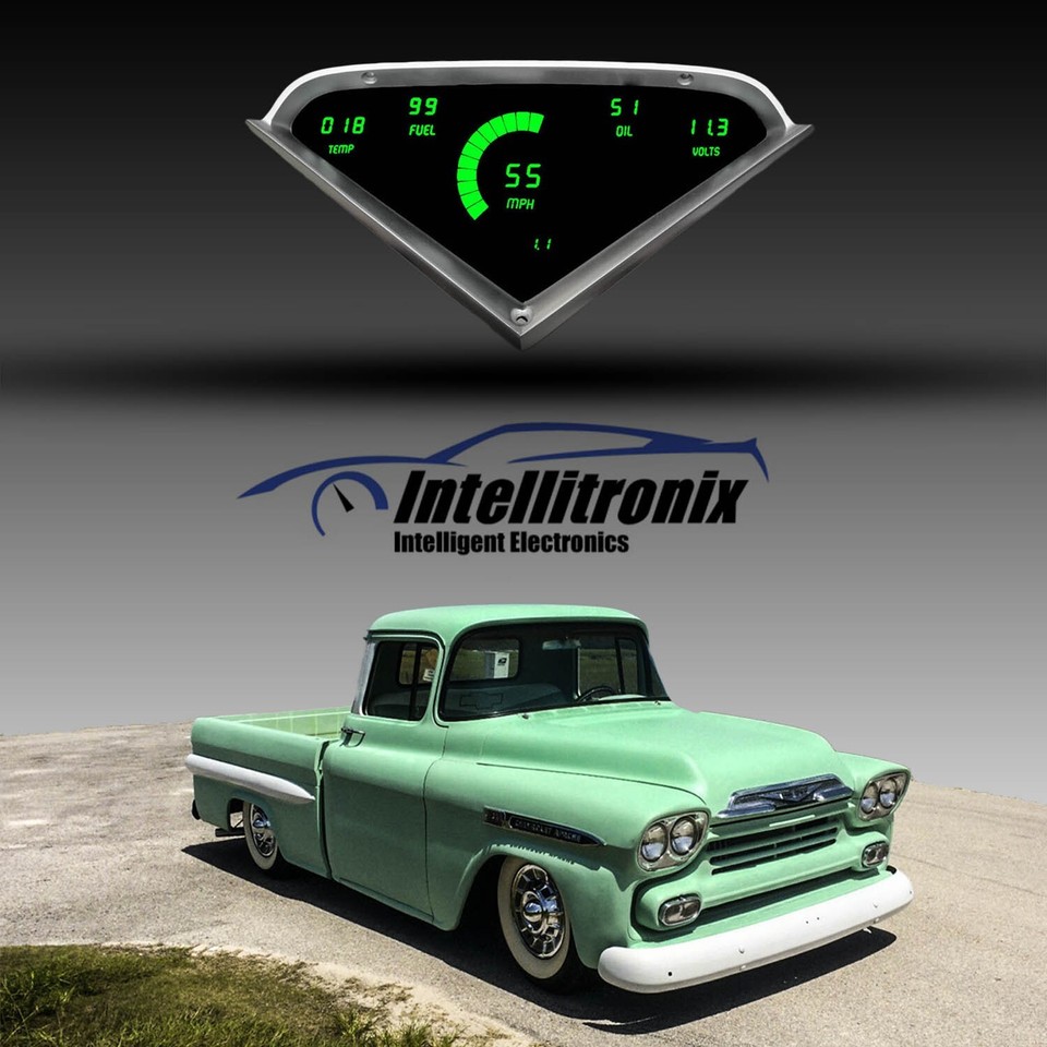 1955-1959 Chevy Truck Analog Gauge Cluster By Intellitronix Made In USA ...