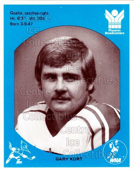 1976-77 Phoenix Roadrunners WHA #10 Gary Kurt | eBay