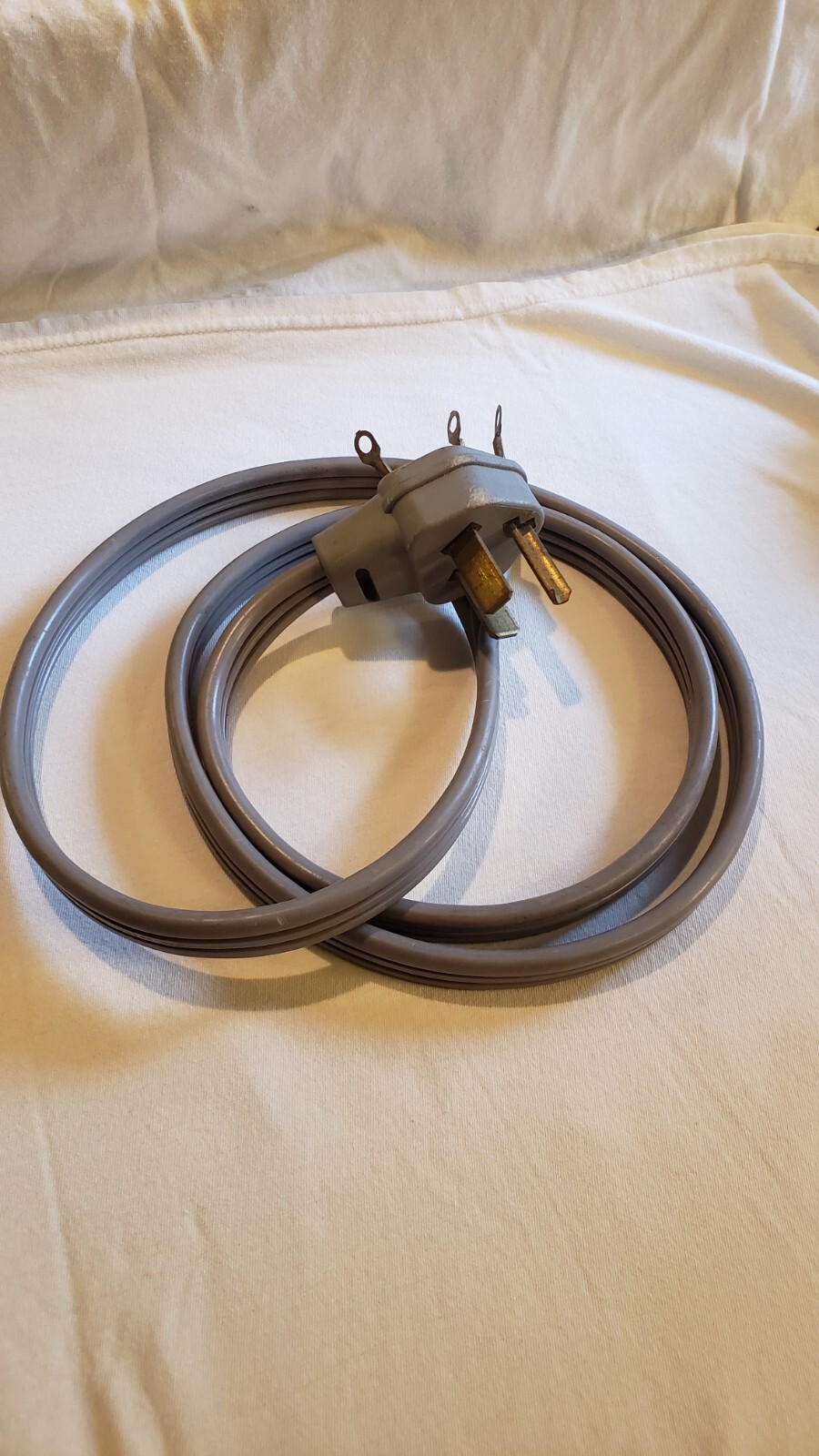 GE Appliances 6ft - 3 Wire Dryer Cord, Gray, 30 Amp Power Supply Cord ...