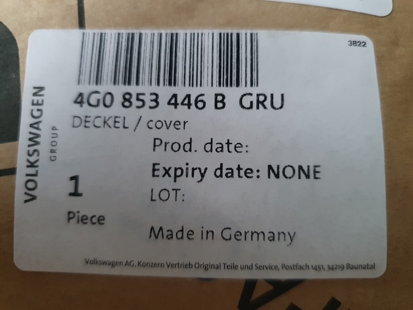 OEM Front jack pad cover trim Right Audi A6 C7 FL 2015-2018 ...